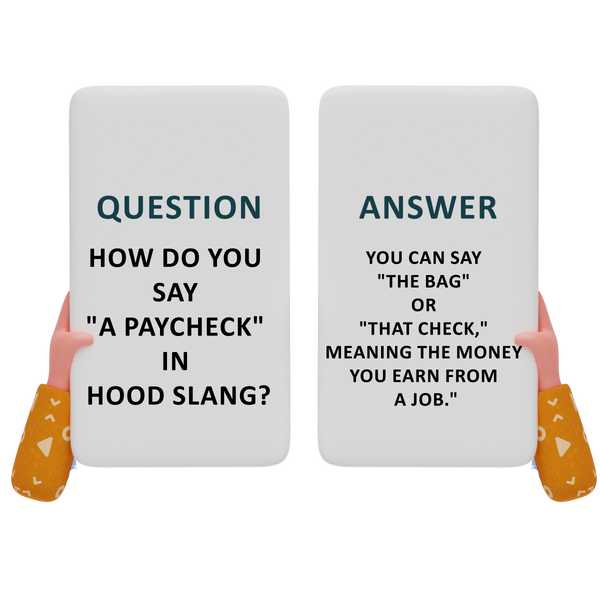 American Hood Slang Flash Cards Vol. 1™ – English With Collins